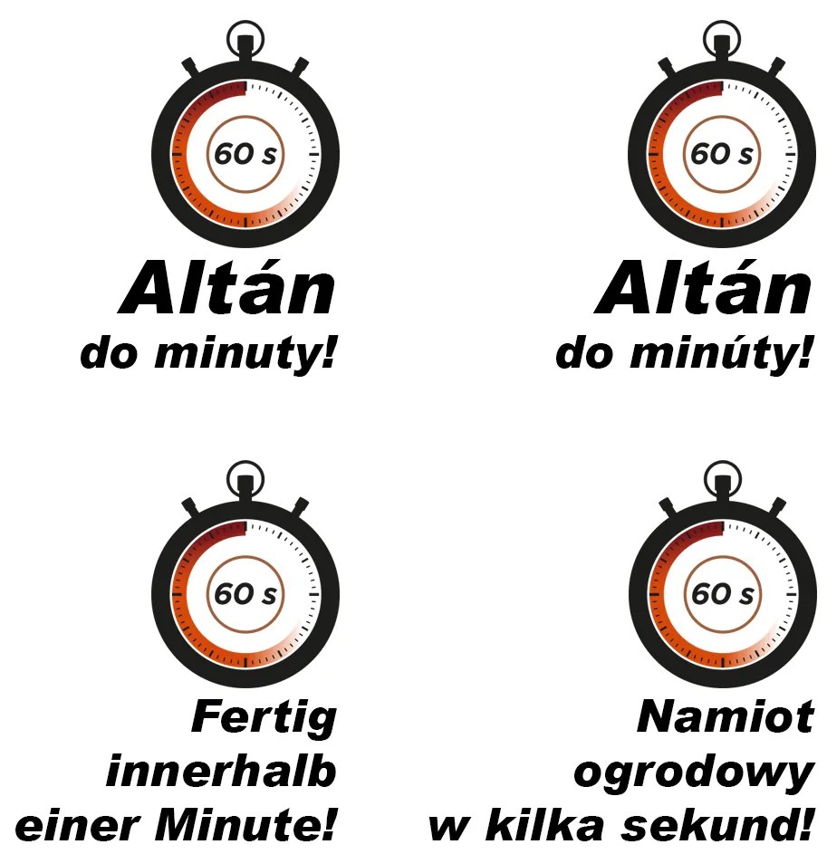 ClapTop Rychloskládací stanový altán ClapTop 600