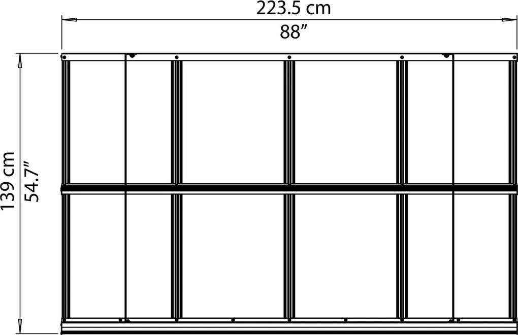 Palram - Canopia Herald 2230 - vchodová stříška