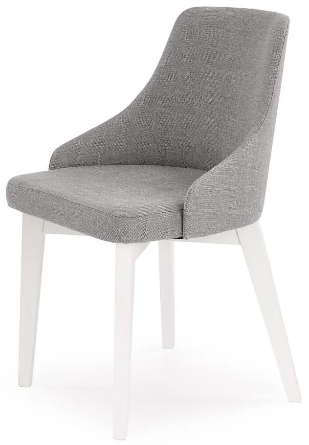 ImportWorld Dřevěná židle Radka (Barva: Bílá, Barva čalounění: Inari 91)