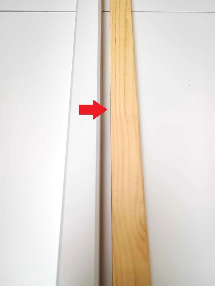 Bílá jednolůžková postel bez roštu 90x200 cm Nikki - II. jakost – WOOOD