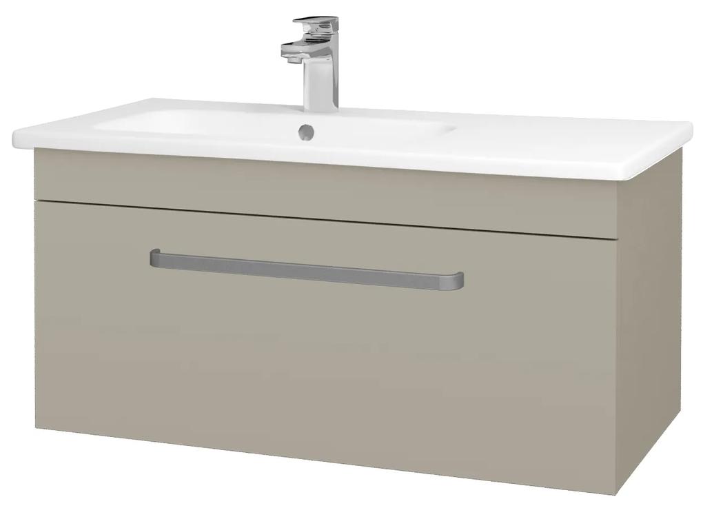 Dřevojas Koupelnová skříň ASTON SZZ 90 Varianta: N01 Bílá lesk / Úchytka T04 / IND Individual