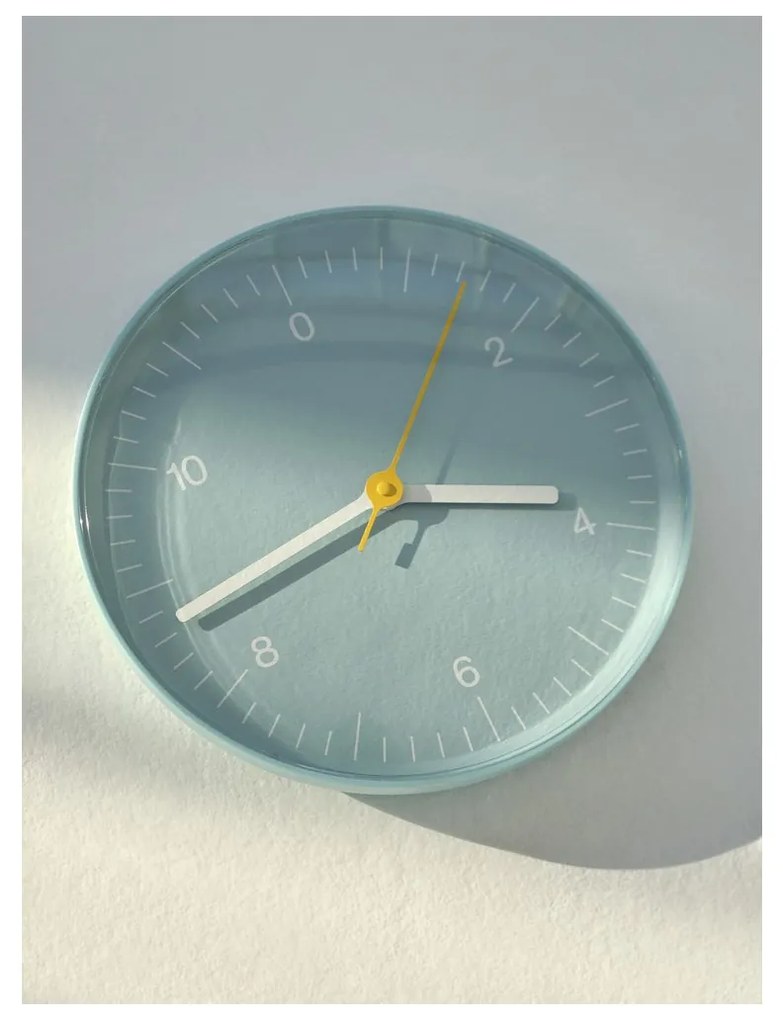 Nástěnné hodiny Wall clock Light Blue 26,5 cm HAY