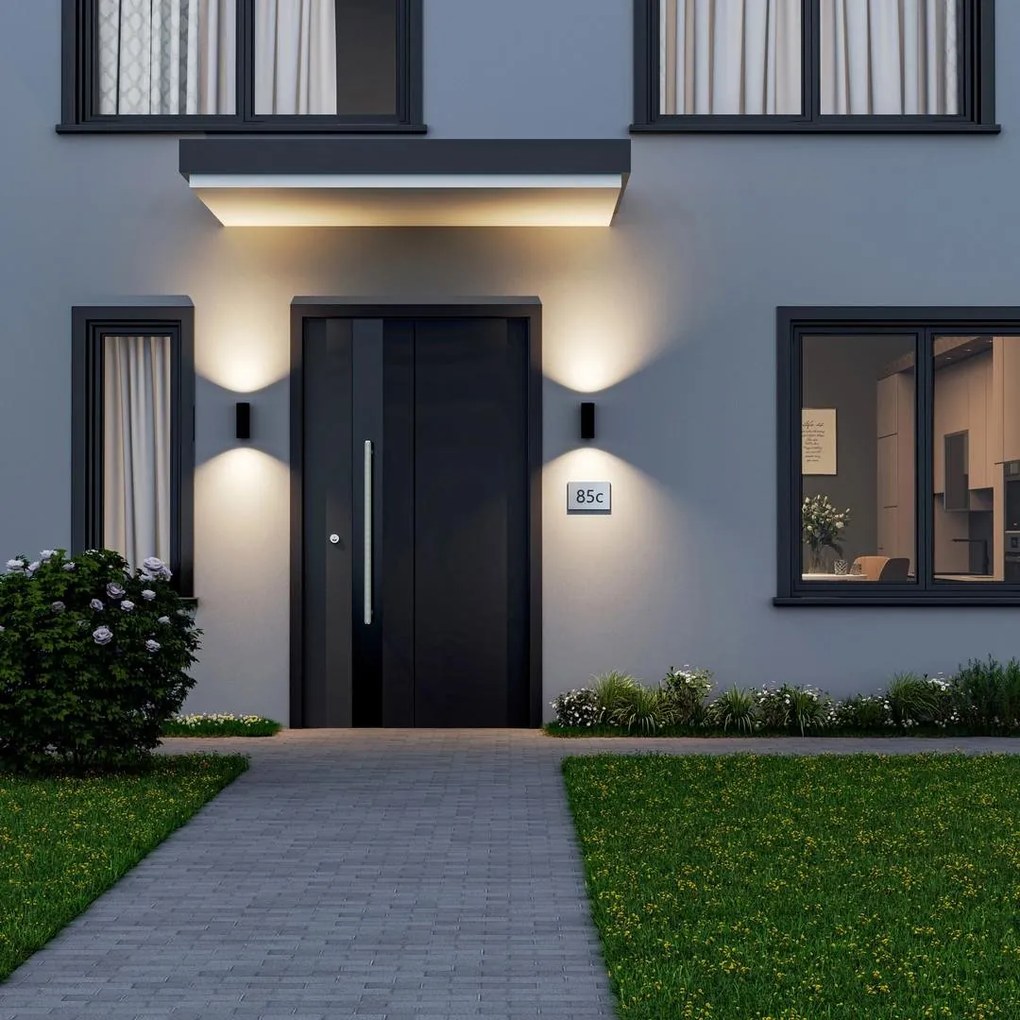 IMPR 731226 Deko-Light nástěnné přisazené svítidlo Can IP65 up & down, 2x 7,5 W GU10, černá - DEKOLIGHT