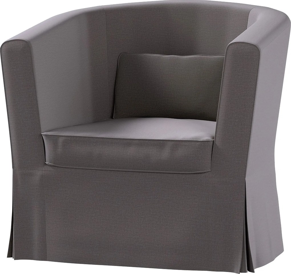 Potah na křeslo IKEA Ektorp Tullsta barva hnědá látka sametová