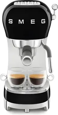 Smeg ECF02BLEU černá / Pákový kávovar