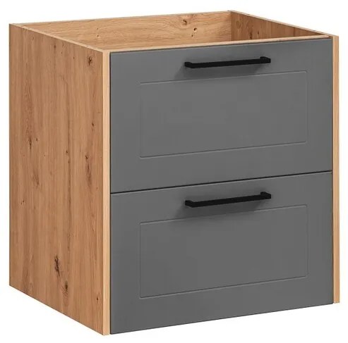 Umyvadlová skříňka Madera 820 2S dub artisan/grafit