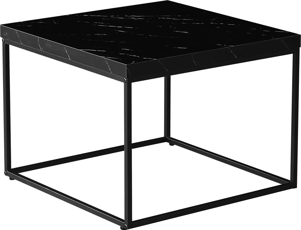 Autronic Konferenční stolek CT-V2006 60x60 cm Odstín: Černý mramor