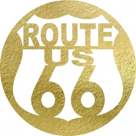 Dřevěná cedule Route 66 - Dekorace interiéru | SENTOP PR0411