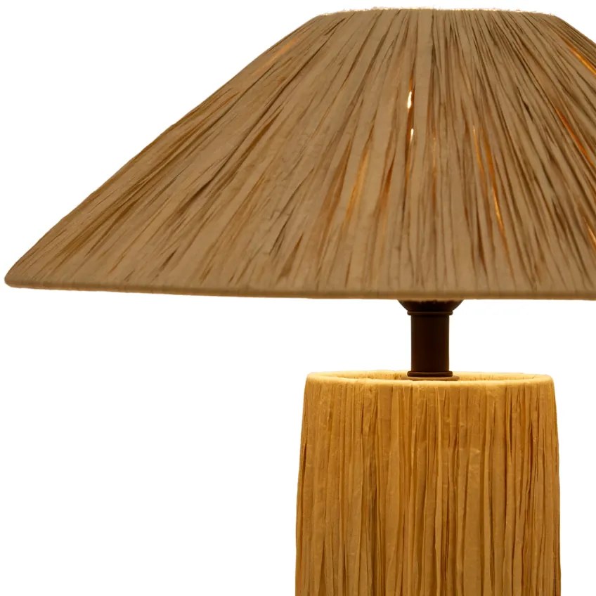 Přírodní stolní lampa Kave Home Samse