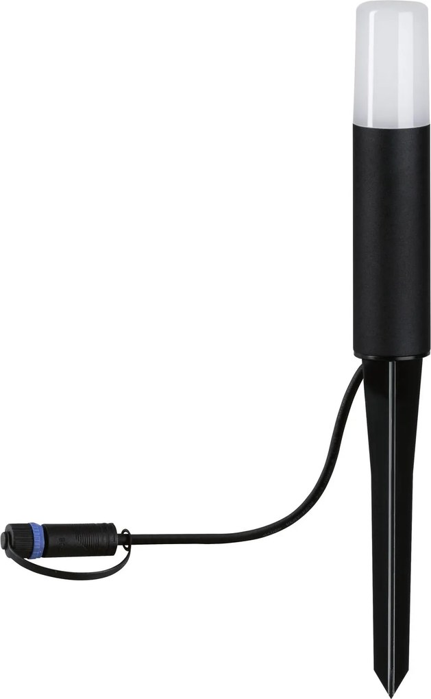 P 94533 Plug & Shine stojací svítidlo Flarea 200mm IP65 3,6W 3.000K černá - PAULMANN