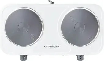 Esperanza EKH010W Cotopaxi bílá / Elektrický vařič / 2 plotny / 2x 100