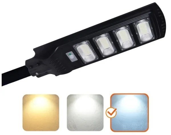 LED Solární pouliční lampa se senzorem URBI LED/11W/3,2V 6500K + DO IP54
