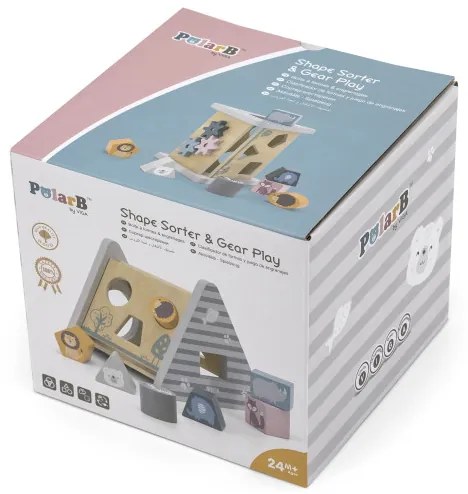 Dřevěná vkládačka Viga 44007 PolarB Tvary