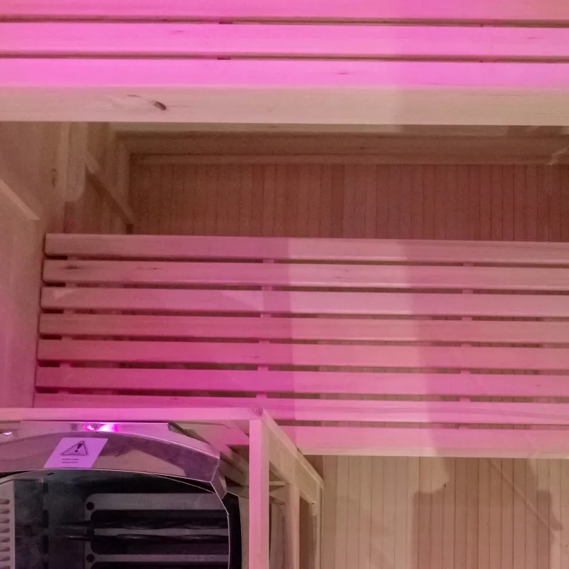 BPS-koupelny Finská sauna Relax HYD-4783 140x150, 3-4 osoby