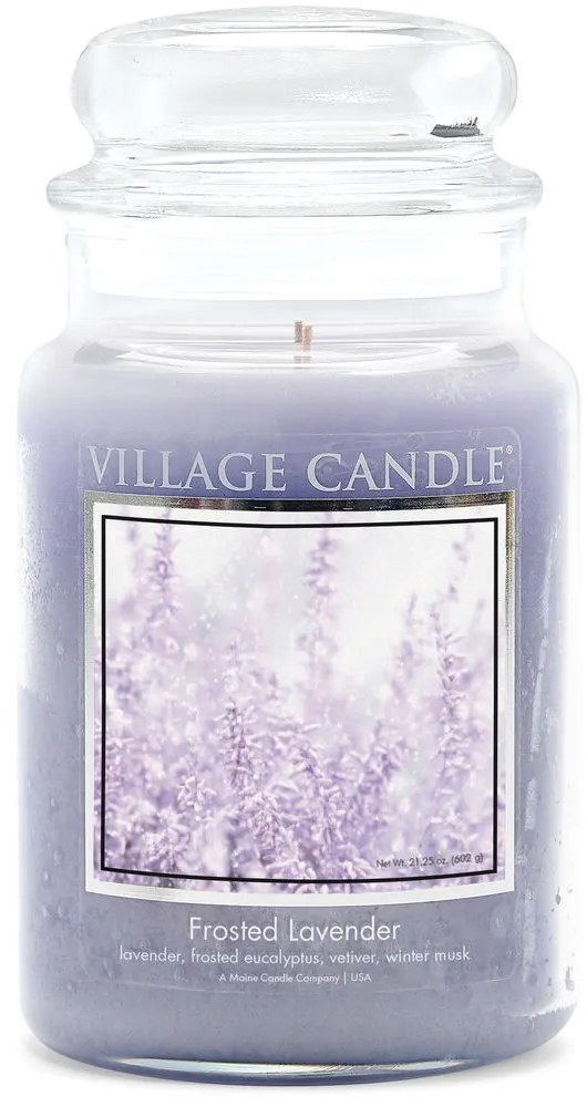 Village Candle Vonná svíčka Frosted Lavender, 602 g