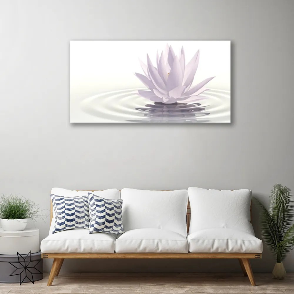 Obraz na plátně Květ Voda Umění 100x50 cm