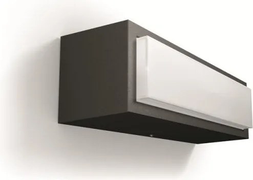 PH 17354/93/P3 LED Venkovní nástěnné svítidlo Philips Stratosphere 17354/93/P3 antracitové 4000K - PHILIPS (915005382702)