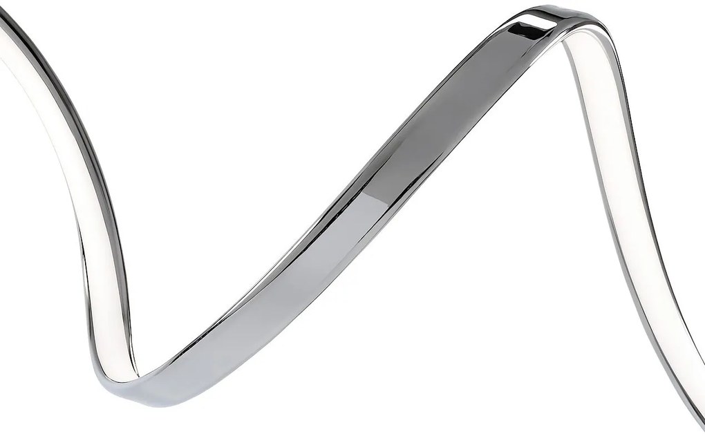 Toolight Toolight, LED závěsné svítidlo 90cm, 26W, 3000K, LHJ025-CP, chromová, OSW-60016