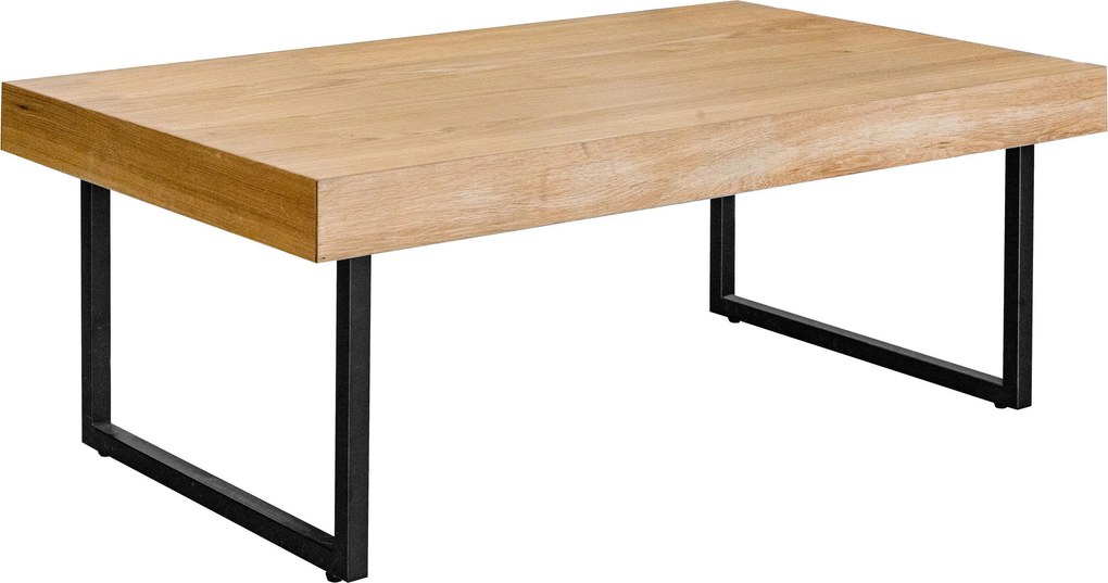 XXXLutz KONFERENČNÍ STOLEK, černá, barvy dubu, dřevo, kov, kompozitní dřevo, 110/65/42,5 cm MID.YOU - Konferenční stolky - 002510000301