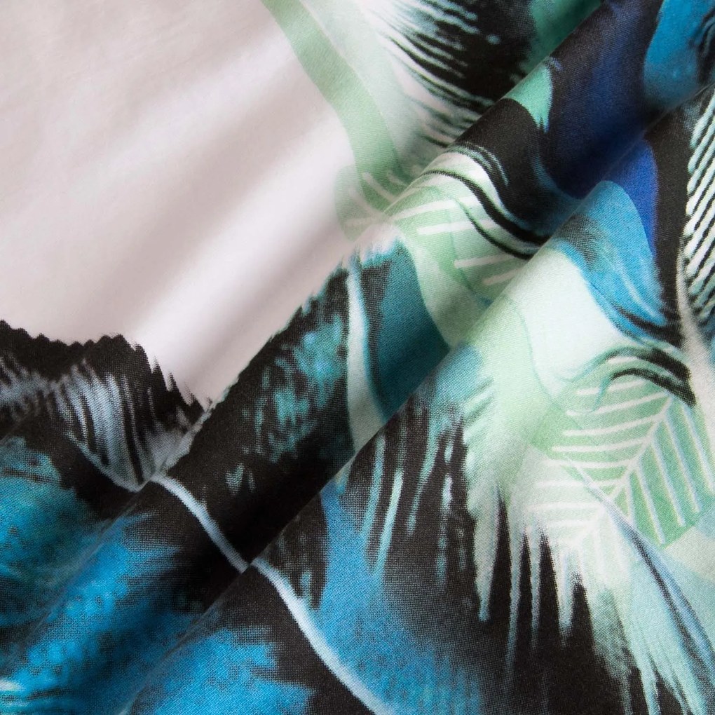 SATÉNOVÉ POVLEČENÍ PANEL 200X220 CM, 2KS 70X80 CM LISTY