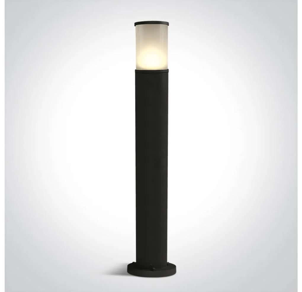 ONE Light 67102/B stojací sloupkové svítidlo, černé, E27, 75cm, IP54
