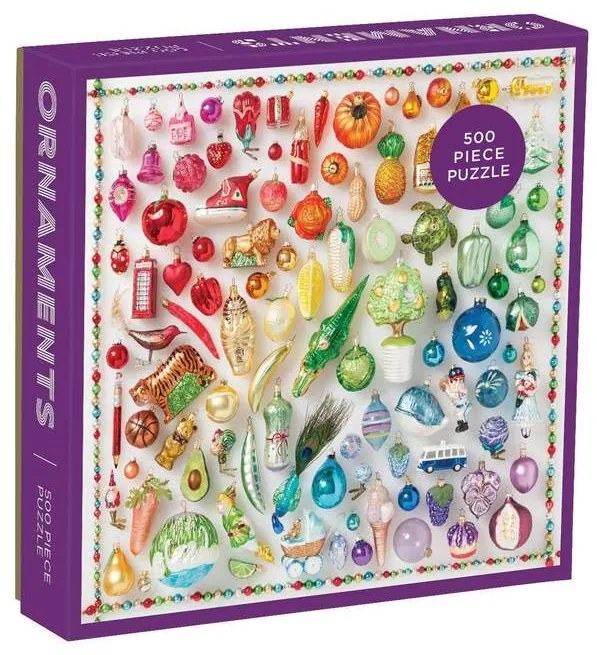 Galison Puzzle Duhové ornamenty 500 dílků