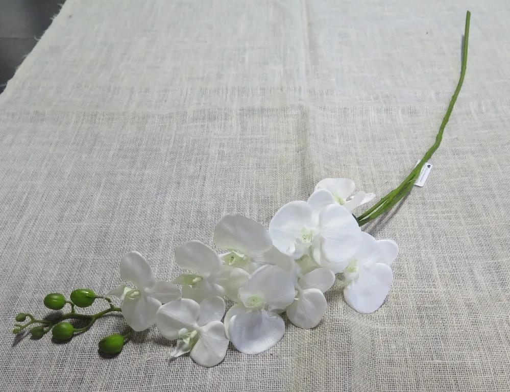 Orchidej bílá 120cm