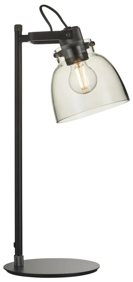 Endon 107012 - Stolní lampa URBAN 1xE27/10W/230V černá/kouřová černá