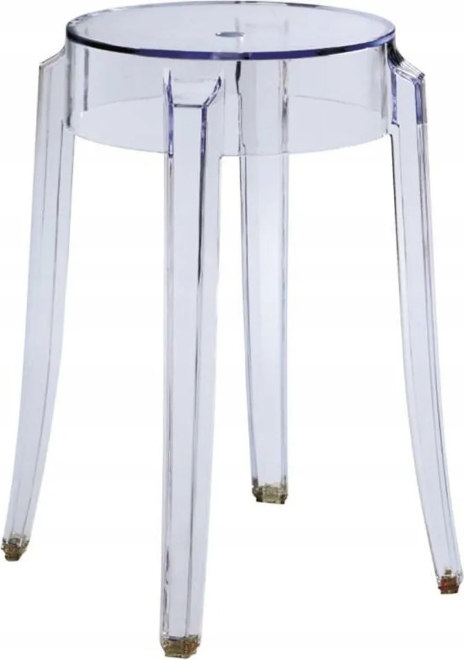Stolička Spirit Stool transparentní