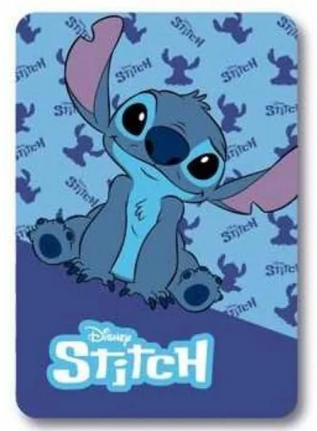 Mister License Company S.L. - Dětská / chlapecká fleecová deka Lilo a Stitch - modrá