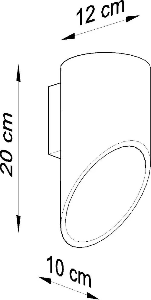 Sollux Lighting Nástěnné svítidlo PENNE 20 bílé