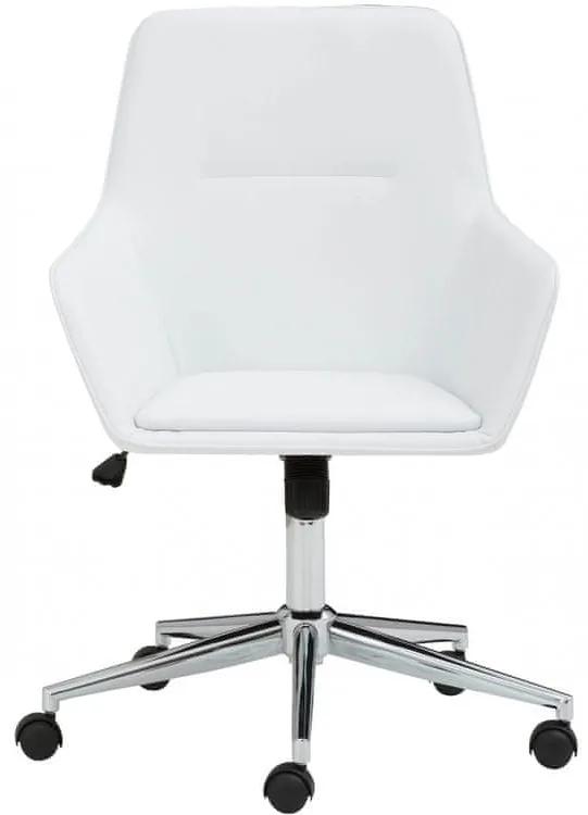 Danish style Kancelářská židle Geryr, bílá