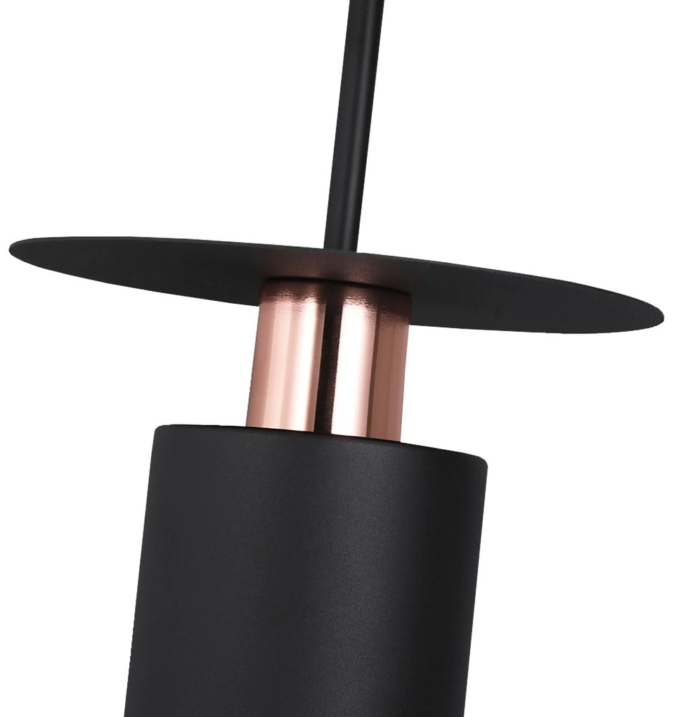 Toolight Závěsné svítidlo s APP1145-1CP Black Rose Gold