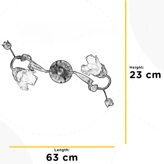 ONLI - Stropní svítidlo ARIANNA 2xE14/6W/230V