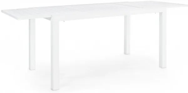 BIZZOTTO Rozkládací zahradní stůl HILDO 140x77 cm bílý 0662851