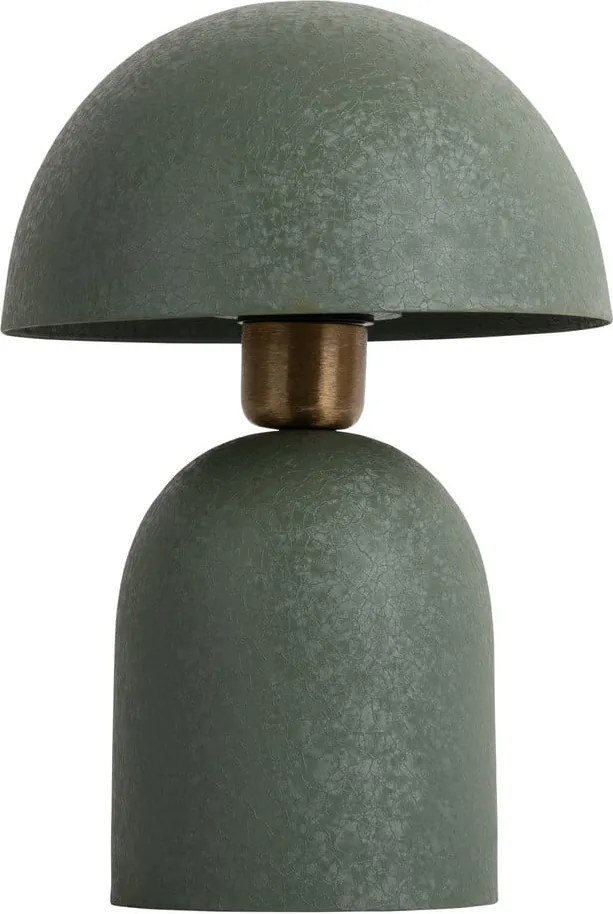 Zelená stolní lampa s kovovým stínidlem (výška 30 cm) Boaz – Leitmotiv
