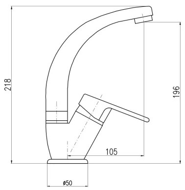 RAV Slezák CO106.0/2 - Dřezová baterie COLORADO 21,8 cm lesklý chrom