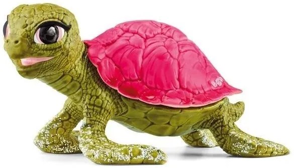 Figurka schleich růžová safírová želva 70759
