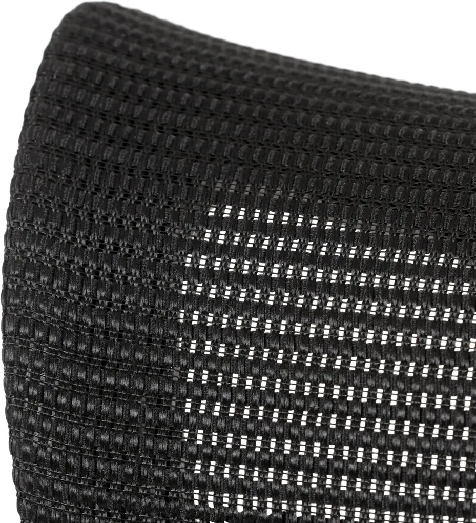 Ergonomická kancelářská židle MERANO - černá síťovina