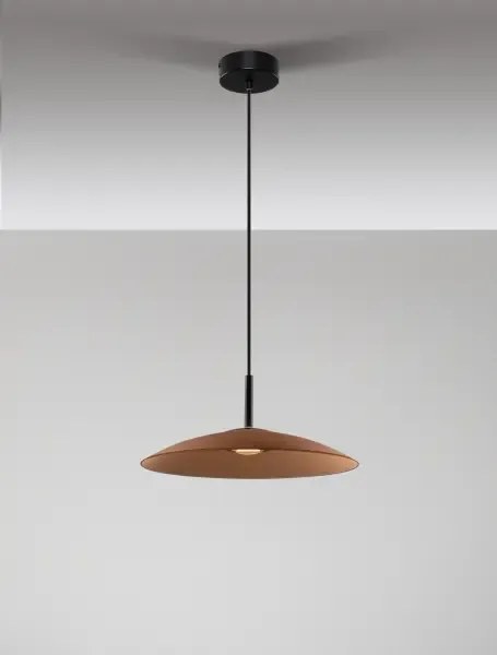 LED černo-moce hnědé moderní svítidlo Polifemo