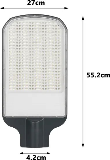 Brilagi - LED Venkovní pouliční lampa URBANLIGHT LED/200W/230V antracit IP65