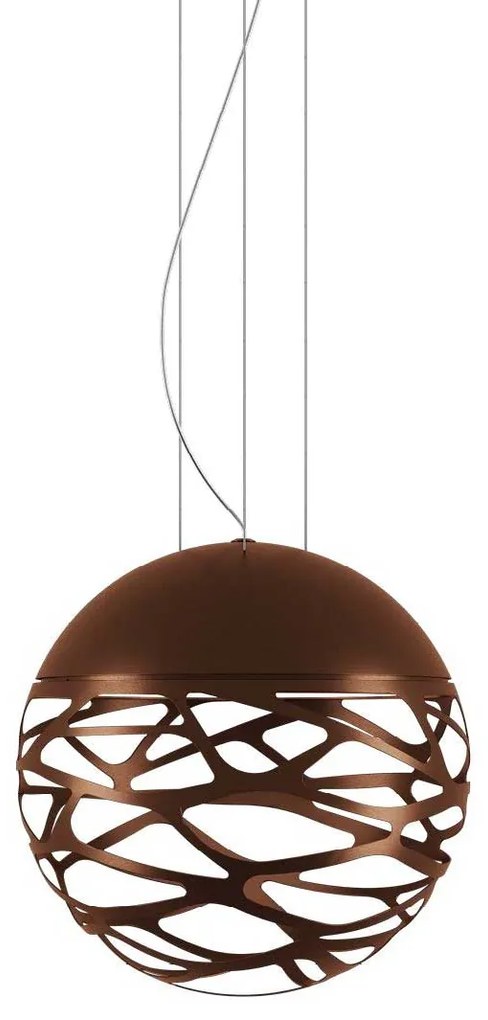 Lodes Kelly Small Sphere 40, závěsné svítidlo 3x23W LED, bronz, prům. 40cm