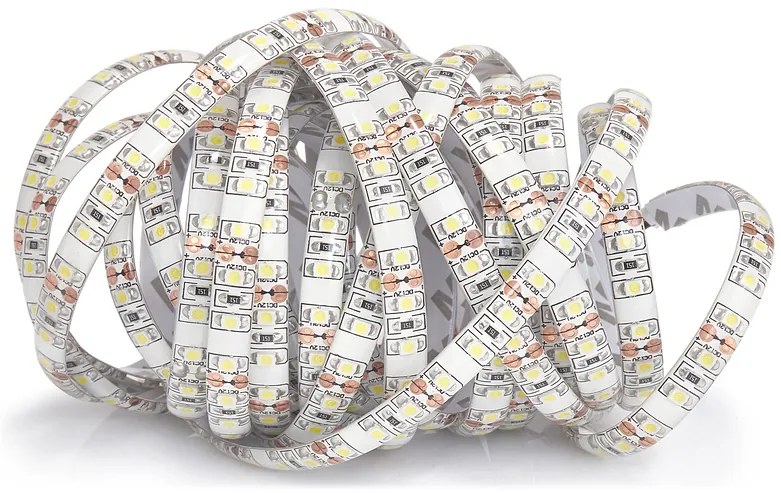 ECOLIGHT LED pásek 2835 - 12V - 5m - 48W - 600 diod - IP63 - neutrální bílá