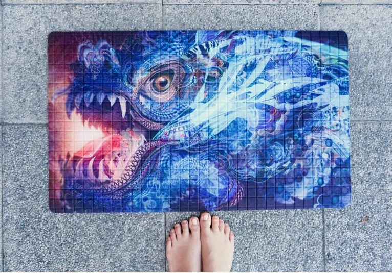 Ervi rohožka - Dragon, 45x75 cm