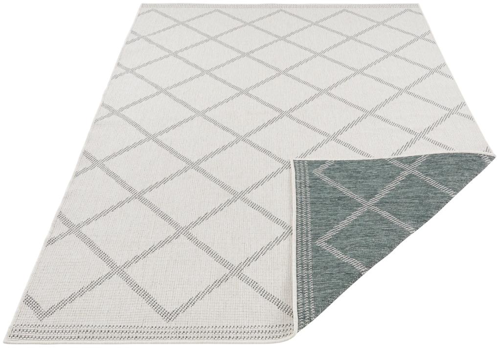 NORTHRUGS - Hanse Home koberce Kusový koberec Twin Supreme 103758 Corsica Green/Cream – na ven i na doma - 80x350 cm