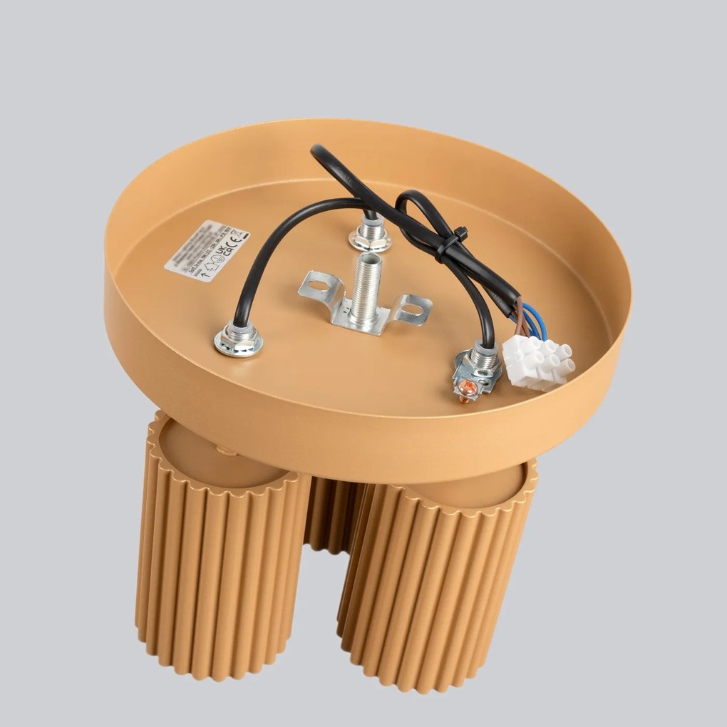 Sollux Lighting Stropní svítidlo KARBON 3P zlaté