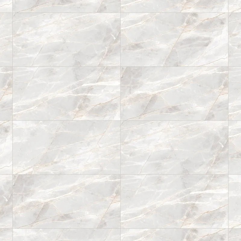 Mexen Cressida White glazovaná kamenina rekt. G1, podlahová-stěnová dlaždice 120 x 60 cm, lesk - TL135-120-060-01