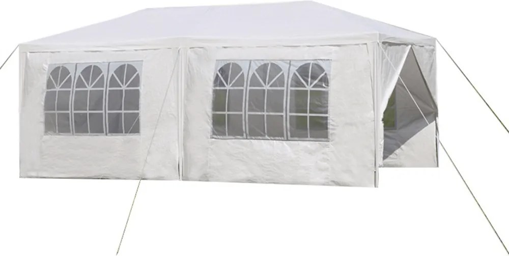 Zahradní párty stan, bílá, 3x6 m, TEKNO TYP 2