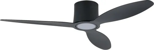 ZEVENTI - LED Stropní ventilátor VENTORA LED/24W/230V Wi-Fi Tuya černá + DO