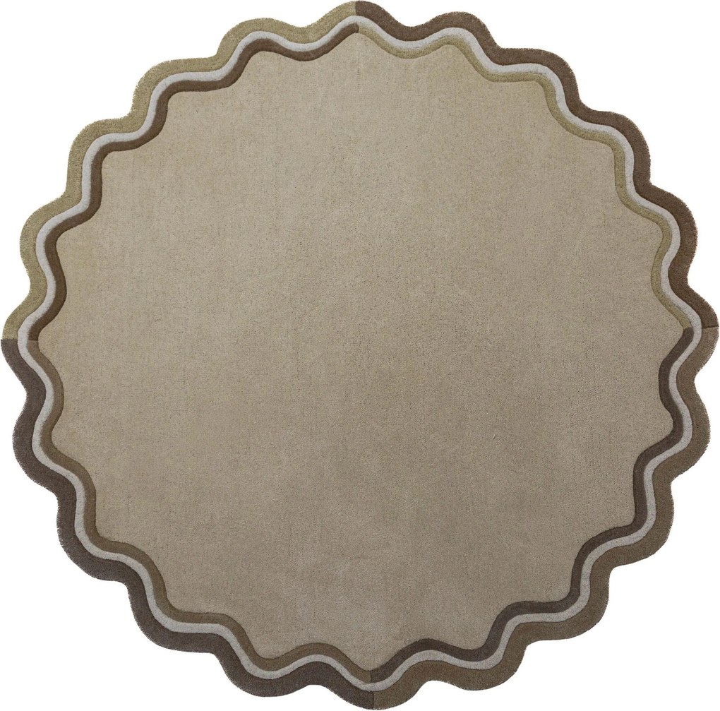 XXXLutz VLNĚNÝ KOBEREC, 180 cm přírodní barvy Flair Rugs - Online Only koberce & rohožky - 003165046704